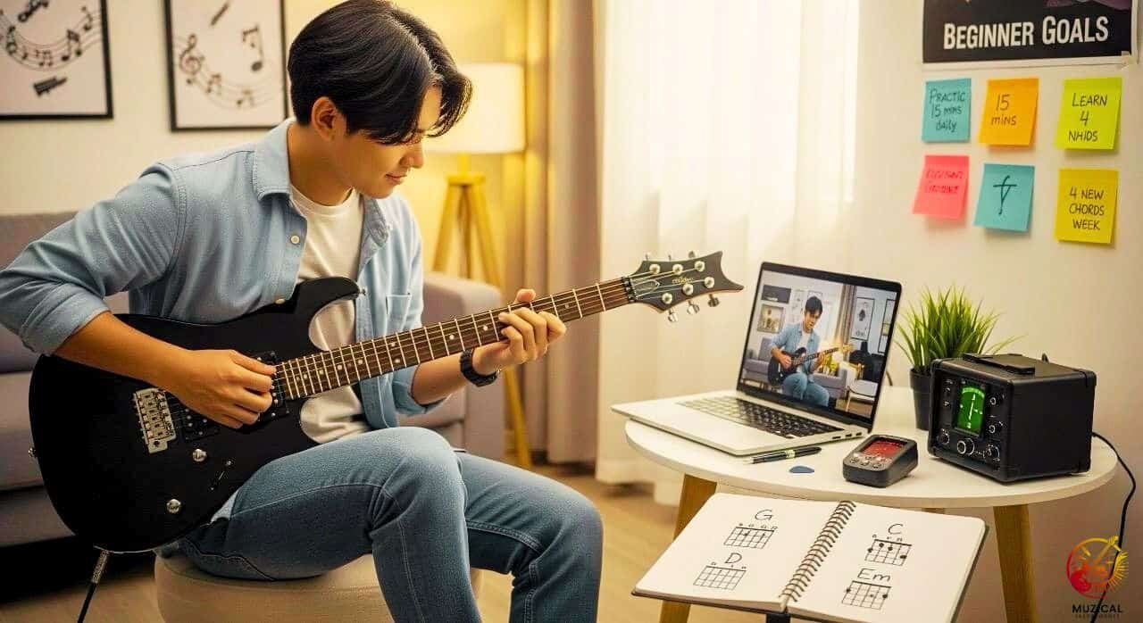 4 Steps to Learn Electric Guitar
