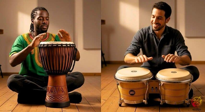 What Is the Difference Between Djembe and Bongo?